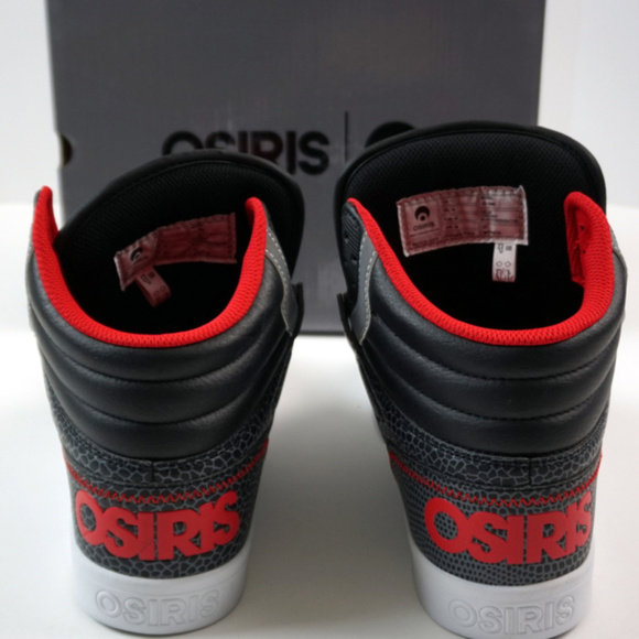 Osiris | Shoes | Osiris Clone Skate Shoe Blackredgator Men Sz 1 | Poshmark